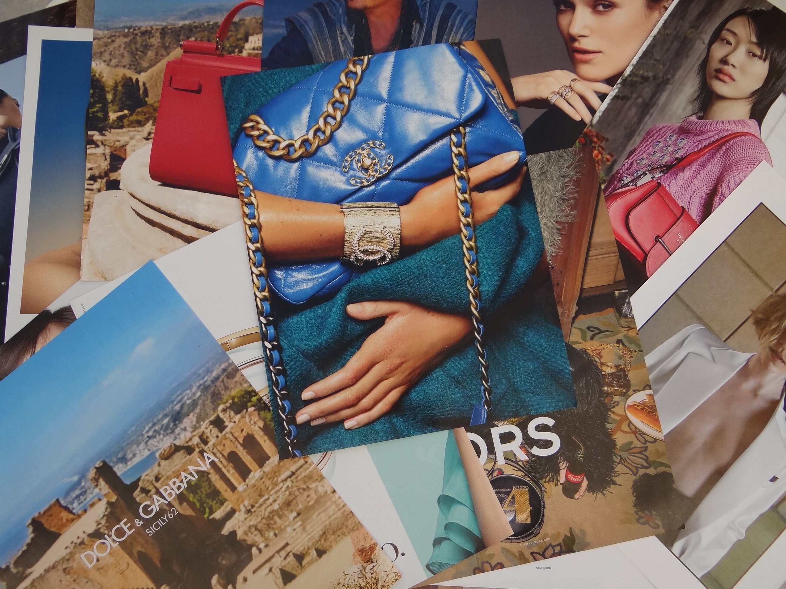 Vogue UK Magazine Photo Pages: Fashion Collage, Scrapbook, Junk Journal ...
