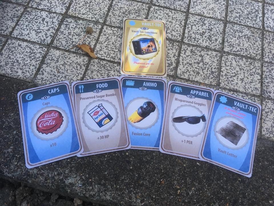 Fallout Shelter Card Pack 10 Cards Fallout Prop/gift | Etsy