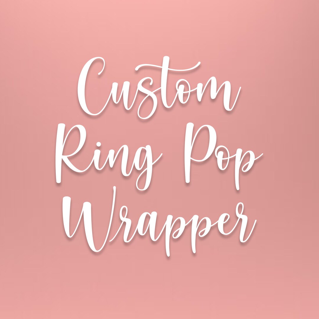 Custom Ring Pop Ring Pop Favors Ring Pop Custom Ring Pop Favors Custom ...