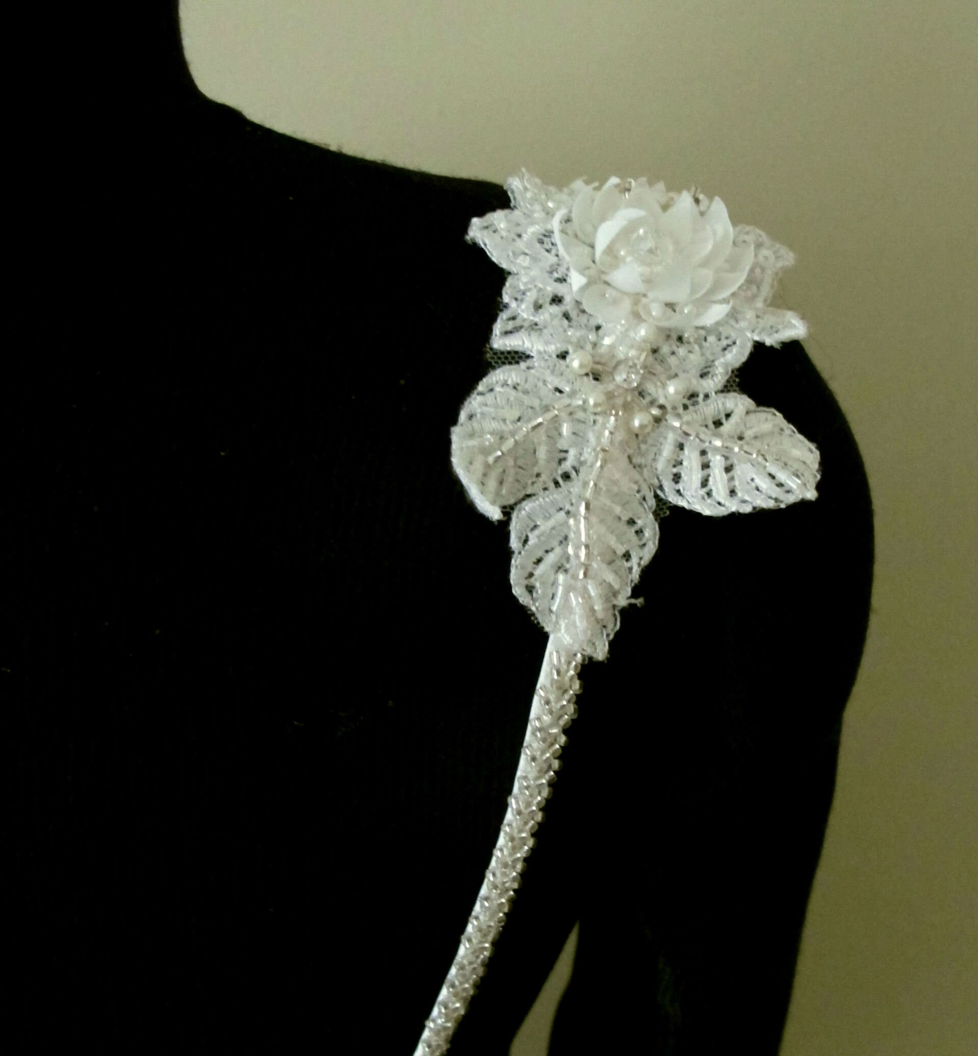 Detachable Straps Ivory Wedding Dress Straps Shoulder Jewelry - Etsy