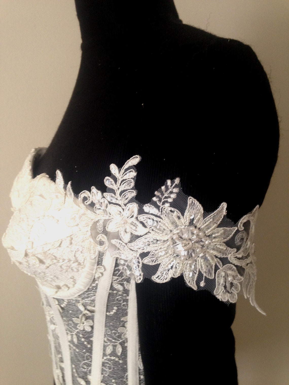 Detachable Straps off Shoulder Lace Straps Lace Bridal Strap | Etsy