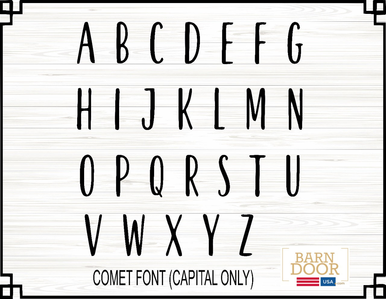 Comet Font Wood Cutout / Personalized Wall Decoration Name - Etsy