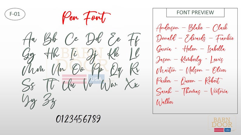 Acrylic Sign Font 1/PEN Custom Acrylic Name Sign Nursery - Etsy