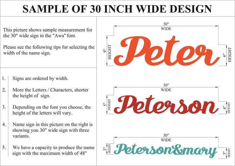 Personalized Font 6/CHA - Custom Acrylic Name Sign, Nursery Sign ...