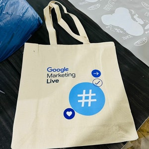 100 Pieces, Non Woven Bags, D Cut Bags, Custom Logo DTF Printed ...
