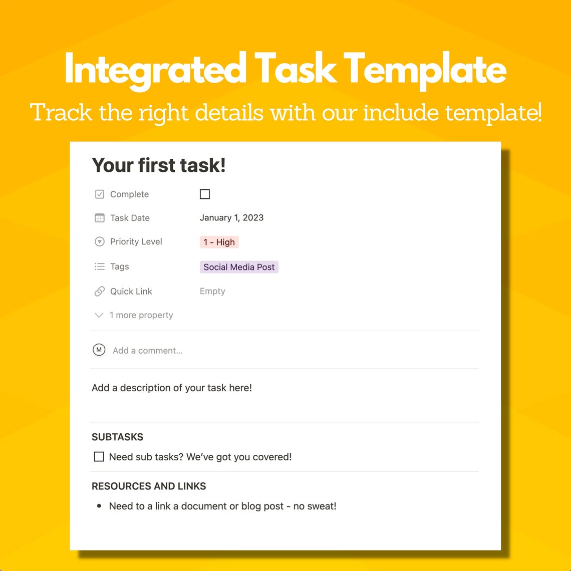 Ultimate Notion Task Manager & Dashboard Template Easy to Use Personal ...