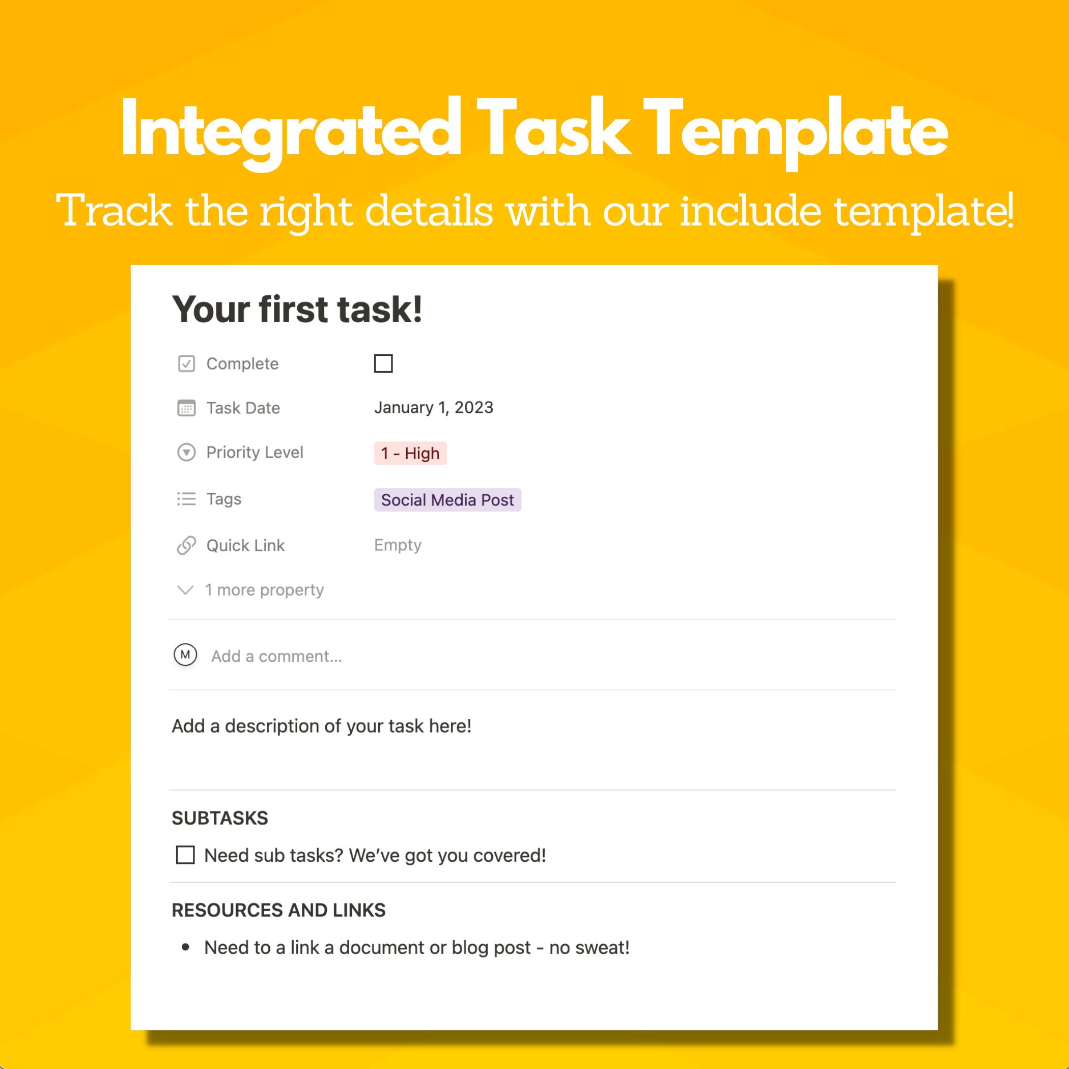 Ultimate Notion Task Manager & Dashboard Template Easy to Use Personal ...