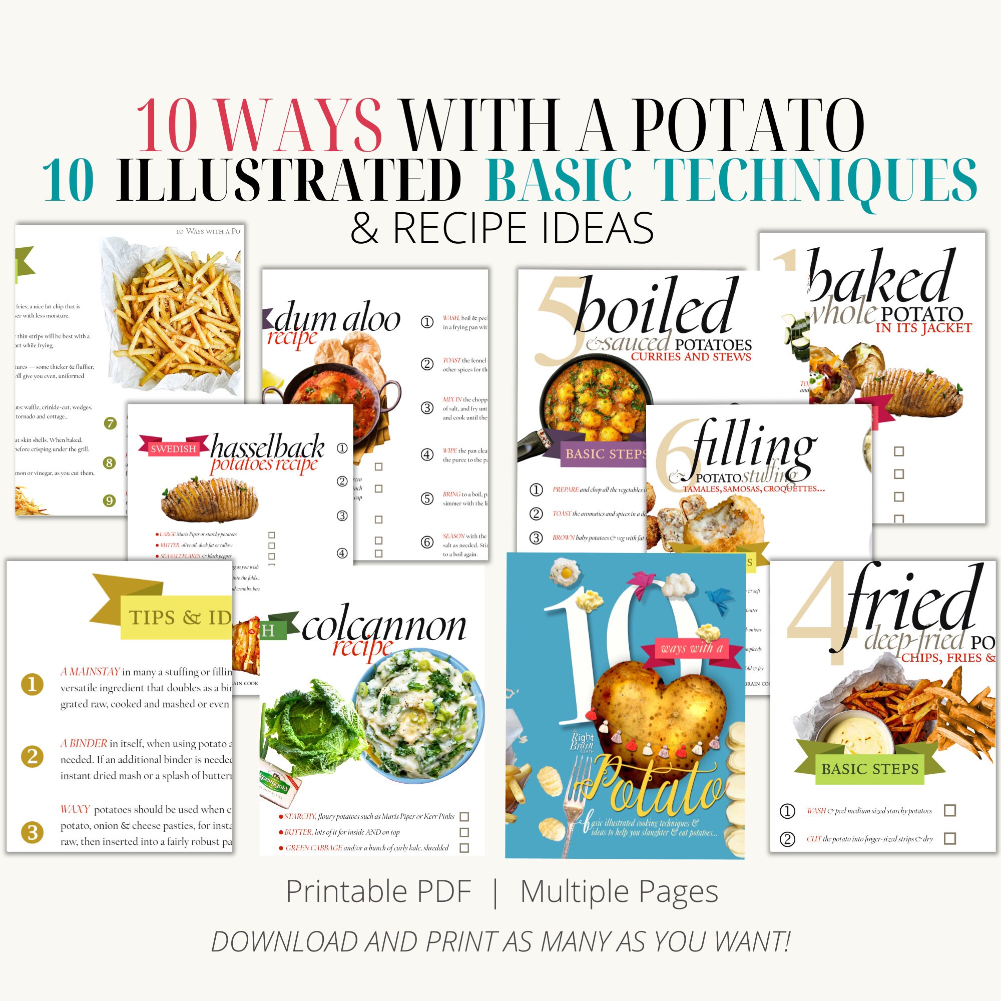 How to Cook a Potato Tips & Recipes Basics E-book Oven Potato Recipe ...