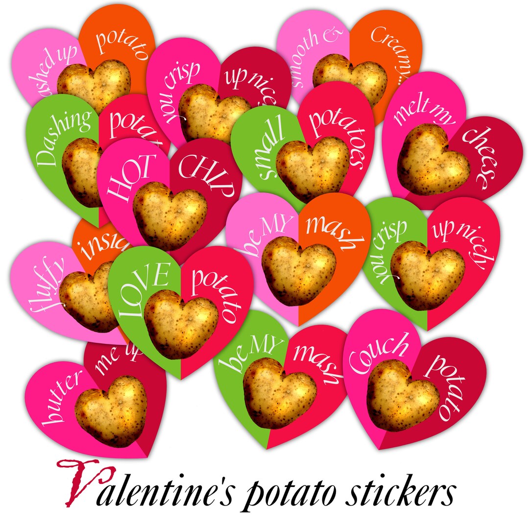Printable Potato Fun Clipart Sheets / 3 Colour Combinations / Digital ...