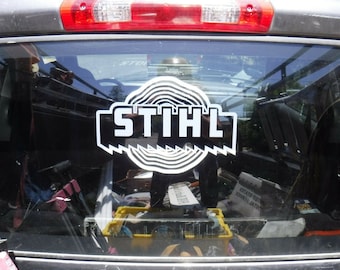 OLD SCHOOL STIHL Sticker Matte Black Custom Decal 4 X - Etsy