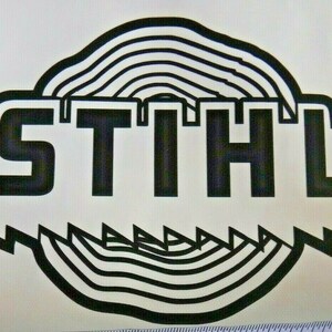 STIHL Custom 7" X 10" Vinyl Decal - Etsy