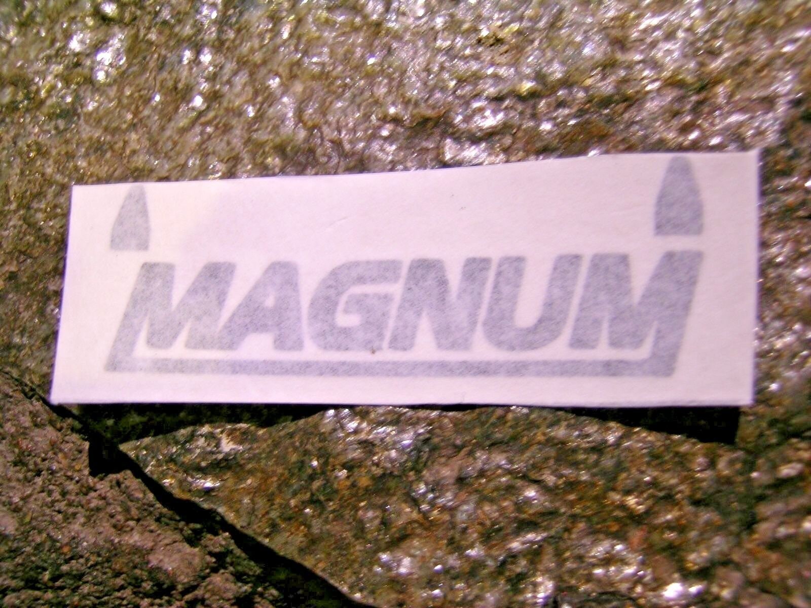 STIHL MAGNUM Sticker Matte Black Custom / Decal / Lettering Chainsaw ...