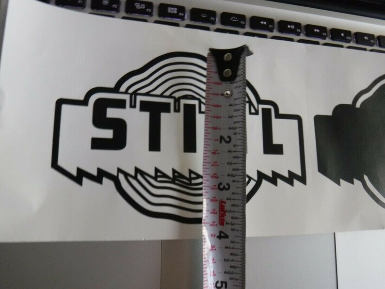 OLD SCHOOL STIHL Sticker Matte Black Custom Decal 4" X 5.5" Chainsaw ...