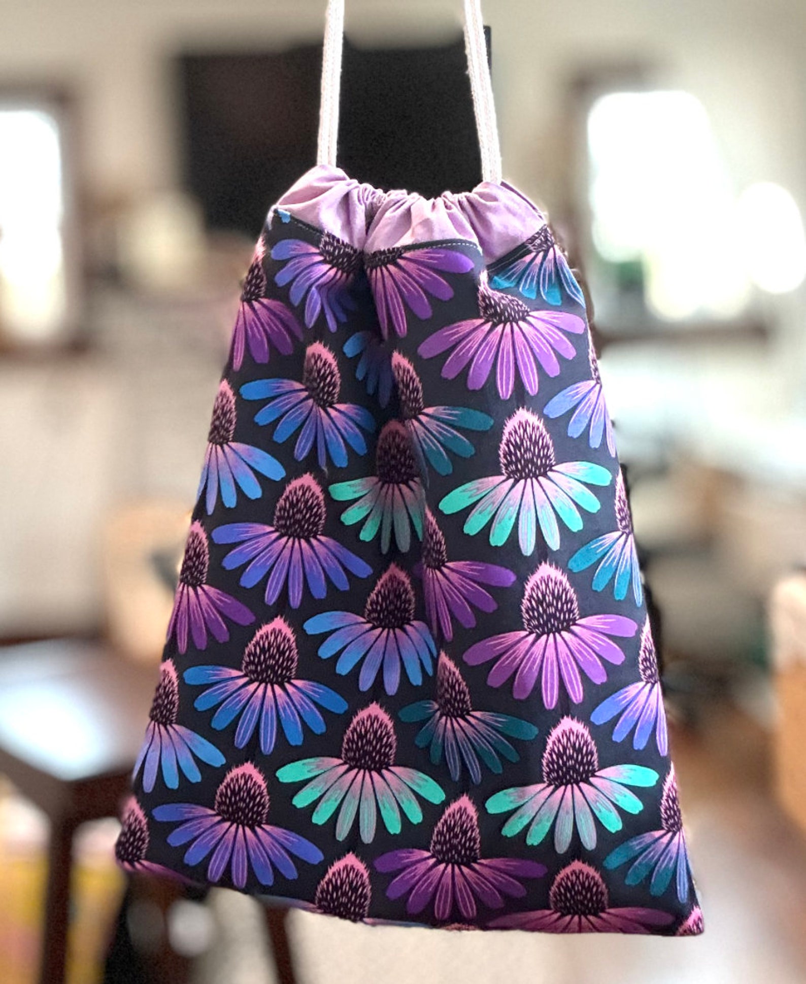 Drawstring Bag Sewing Pattern, Beginner Bag Pattern, VIDEO Tutorial ...