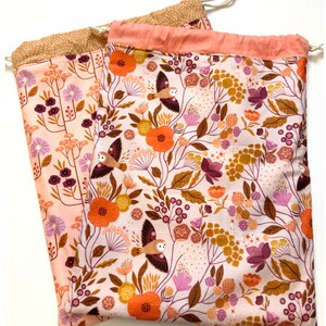 Drawstring Bag Sewing Pattern, Beginner Bag Pattern, VIDEO Tutorial ...