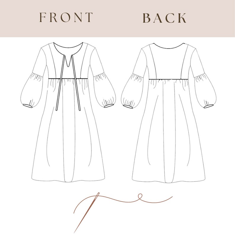 Phoebe Dress Sheath Dress Boho Inspired Dress Pattern Dress ...