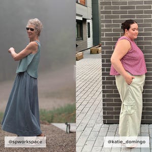 The Poppy Top PDF Sewing Pattern // Size Inclusive Sewing Pattern ...