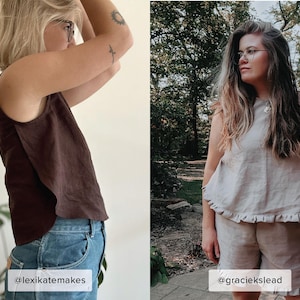 The Poppy Top PDF Sewing Pattern // Size Inclusive Sewing Pattern ...