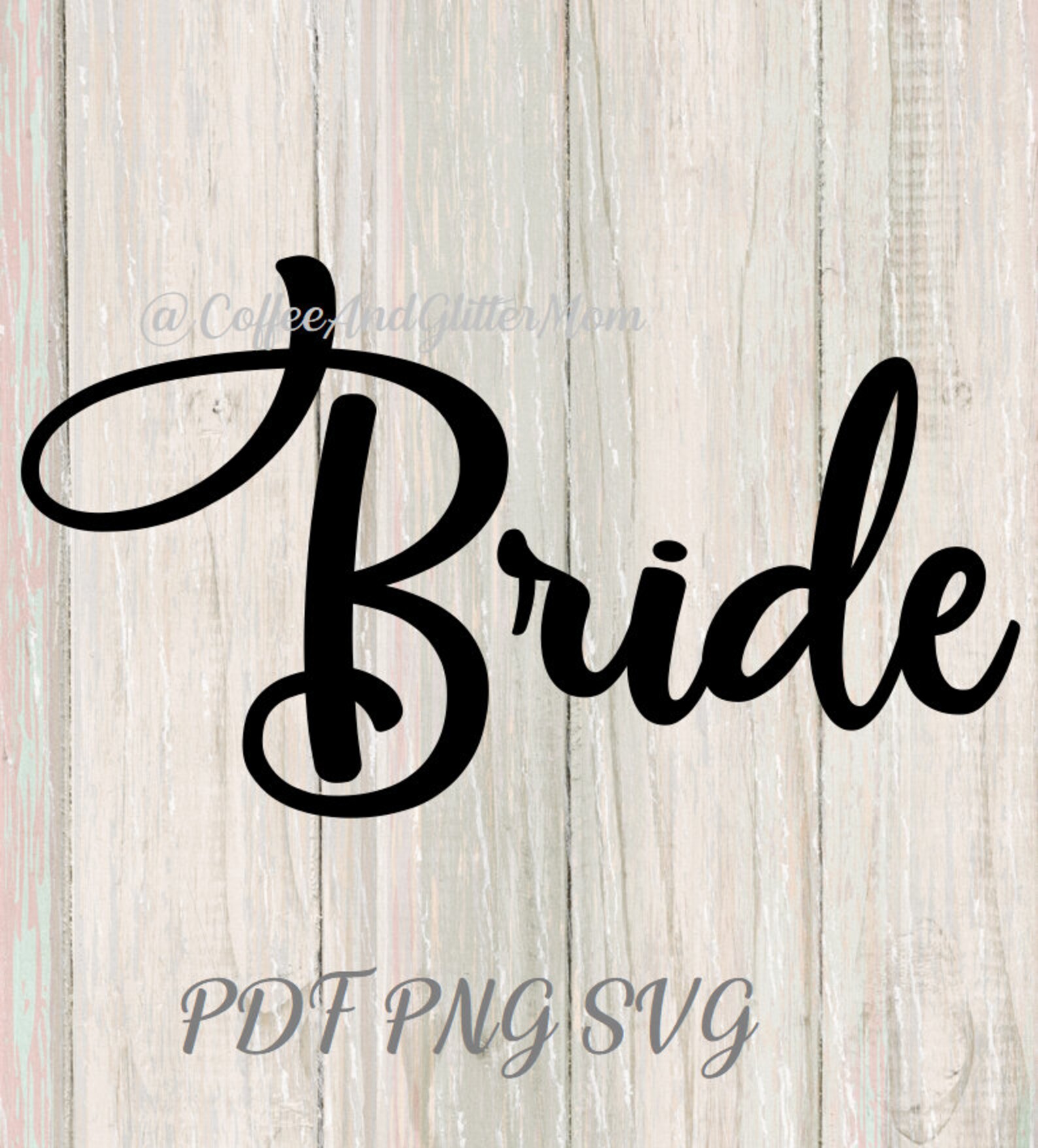 Bride Script SVG DIGITAL Download Name Bride Mrs. Love Wedding - Etsy