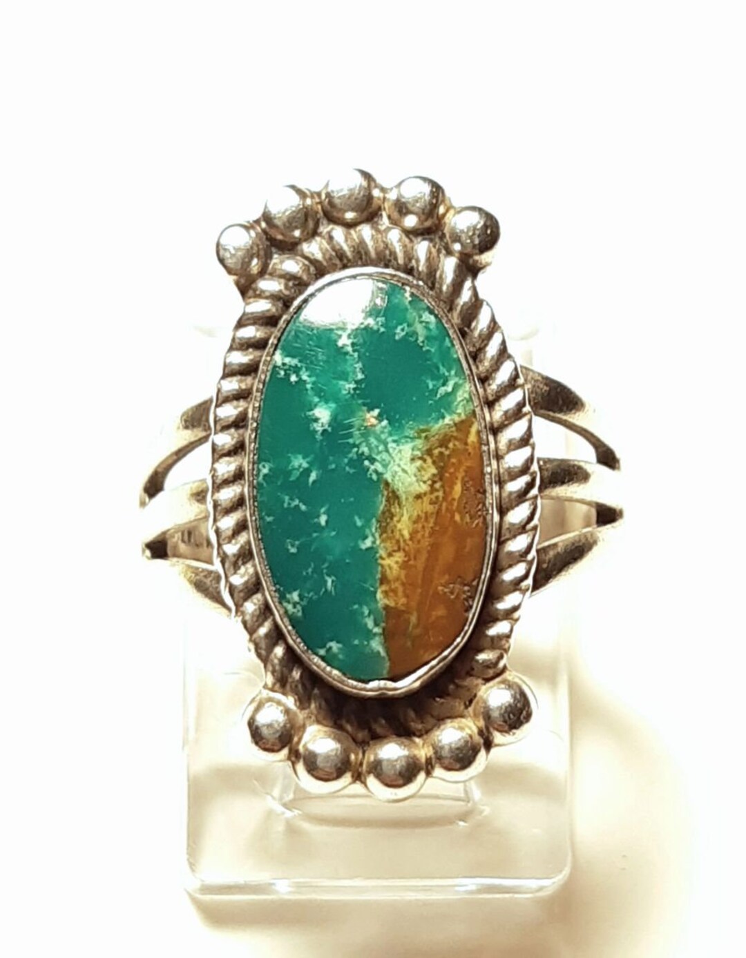 UNIQUE Signed Native American Variquoise-turquoise Ring Size 5.5 - Etsy