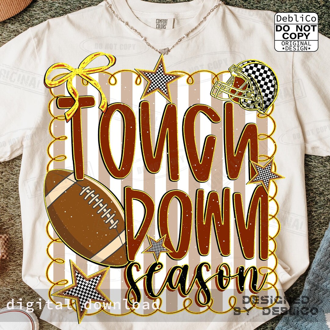 Football Touchdown Season PNG, Football Game Day PNG, Football Mama PNG ...