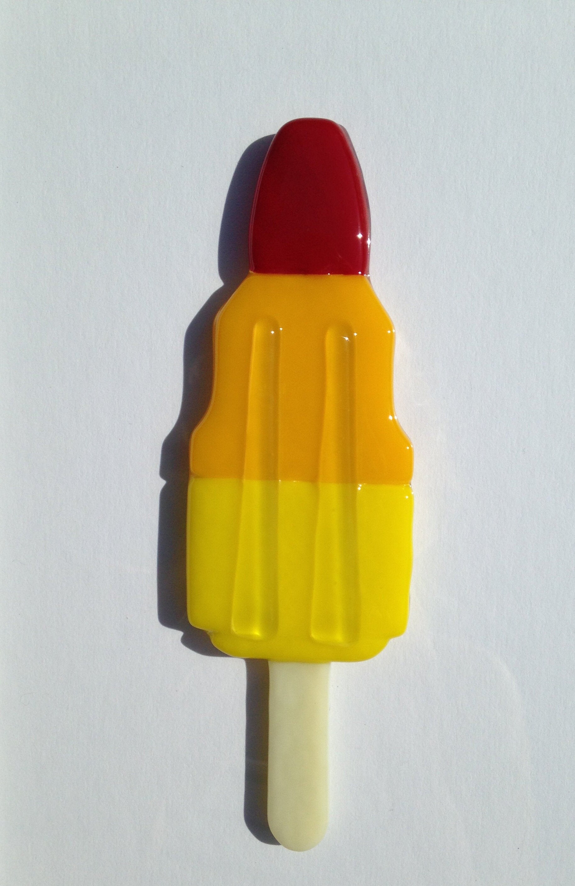 Handcrafted Fused Glass Art Rocket Ice Lolly Picture - Etsy UK