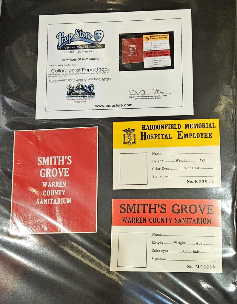 Halloween Curse of Michael Myers Paper Props - Etsy