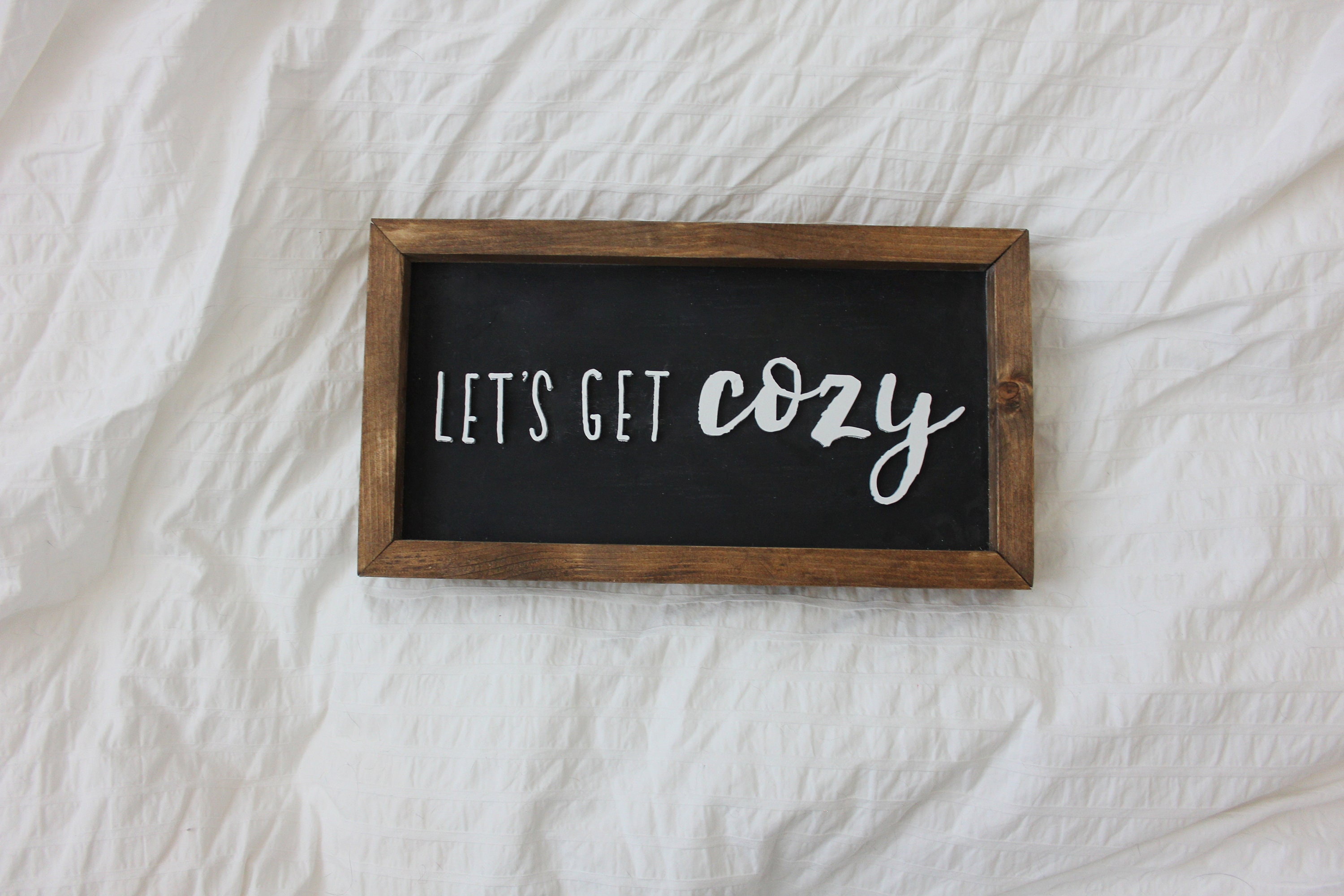 Cozy Definition Wood Framed Sign Get Cozy Cozy Wood