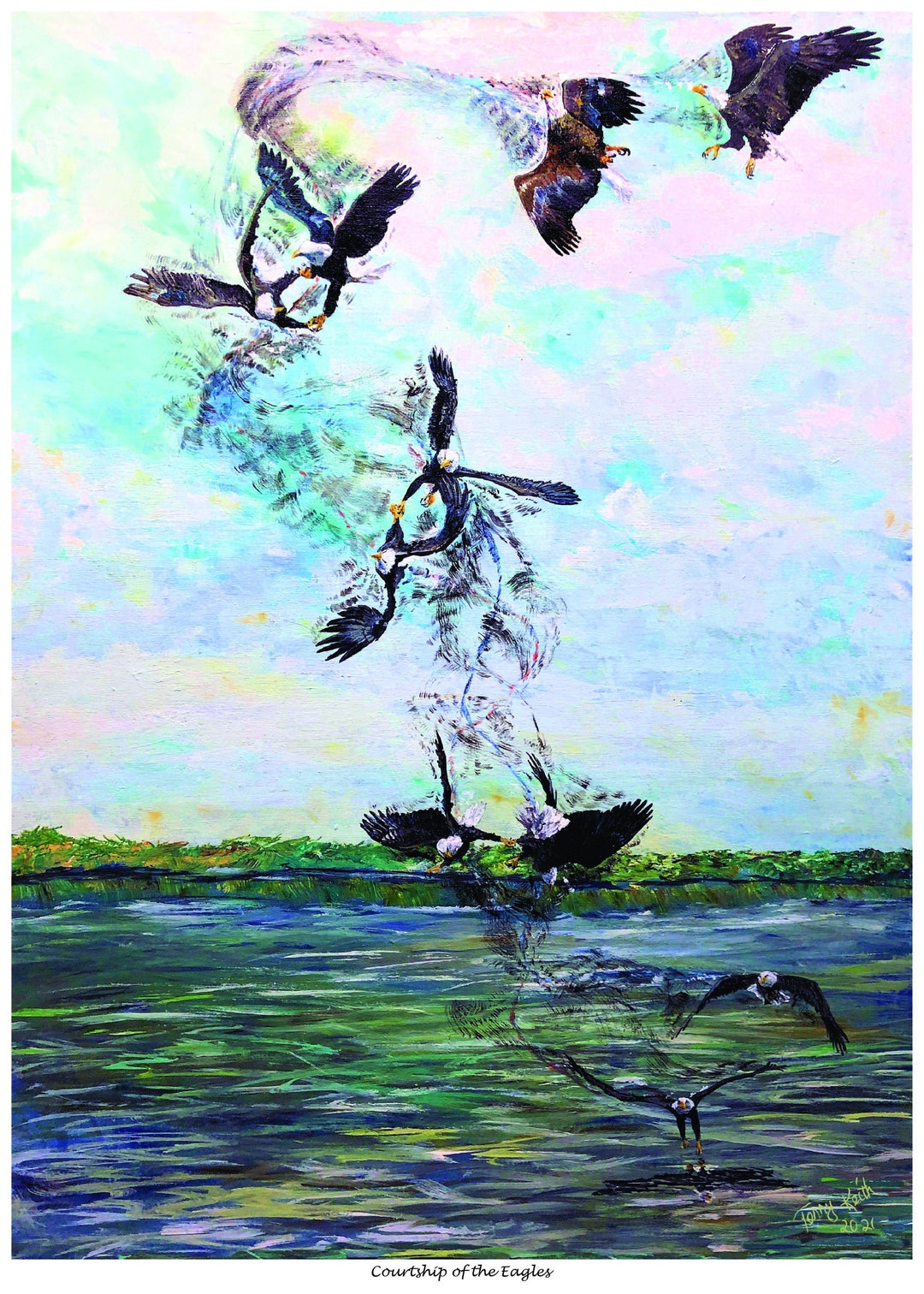 Kentucky Lake Birds of Prey - Courtship of the Eagles - Etsy