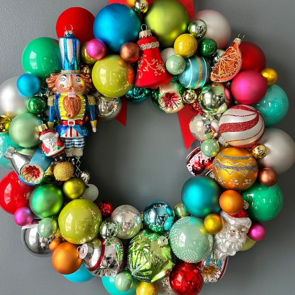 Ornament Wreath - Etsy