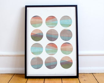 Minimalist art print | Etsy