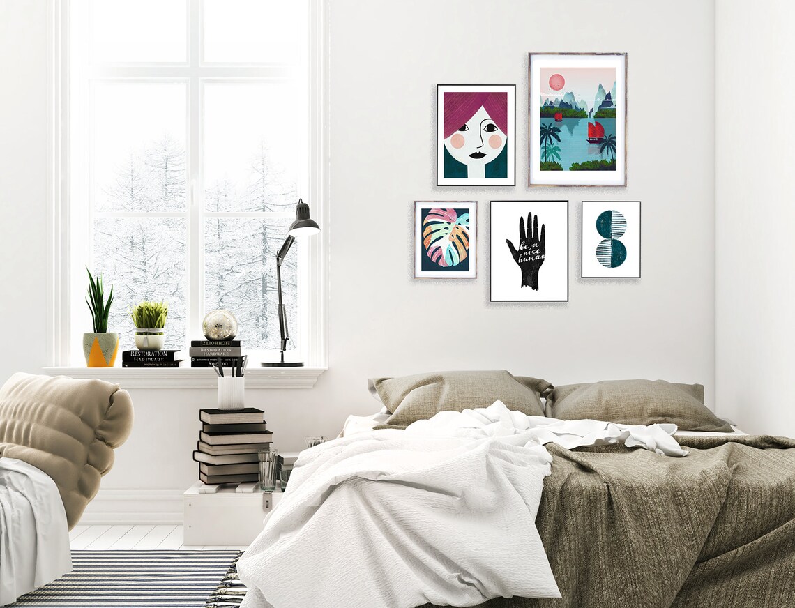 Girl Power Portrait Girl With Red Hair Teen Girl Room - Etsy