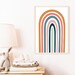 Boho Rainbow Nursery Print Nursery Printable Art Minimalist - Etsy
