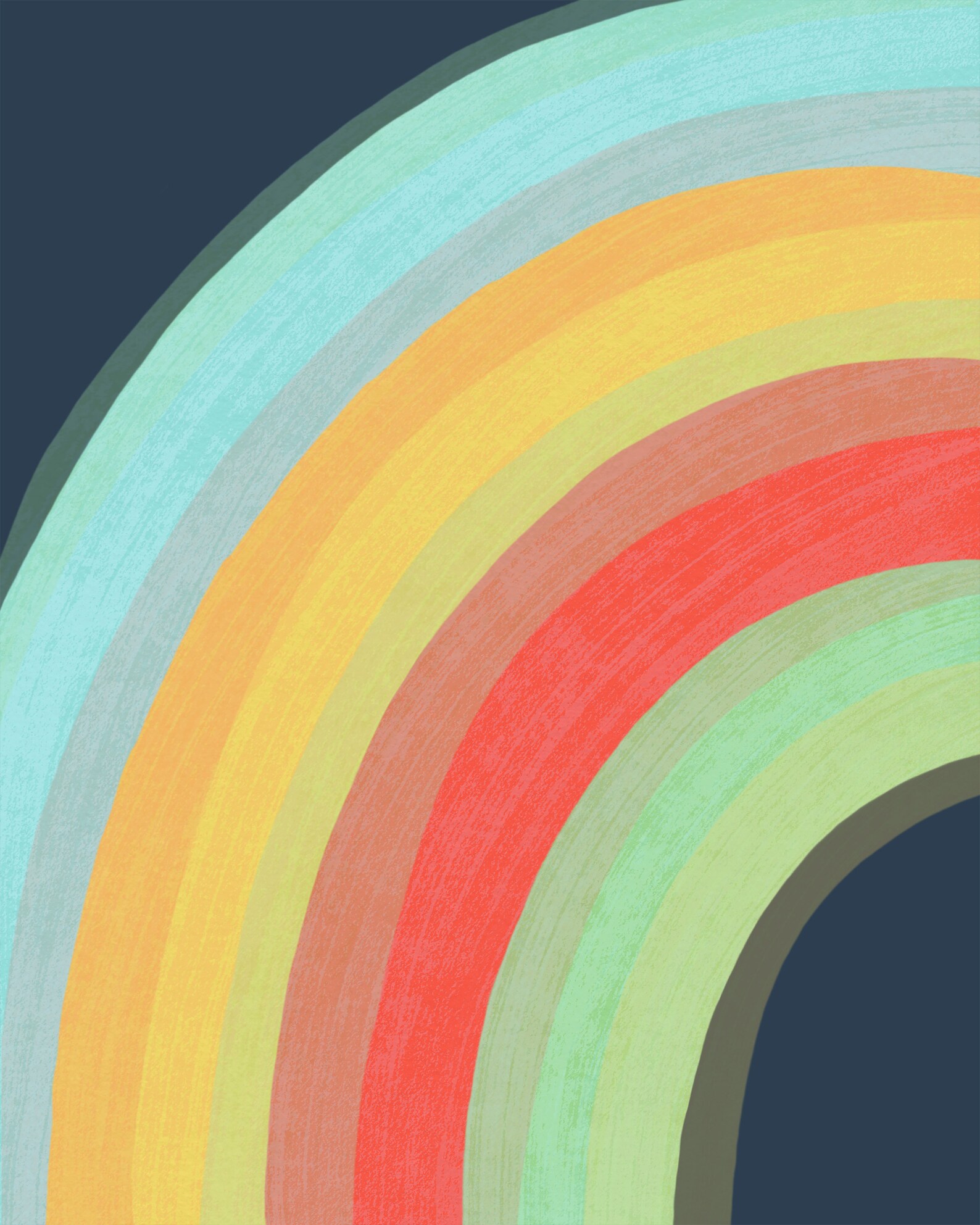 Set of 2 Prints | Rainbow Print | Sun Print | Nursery Print | Boho ...