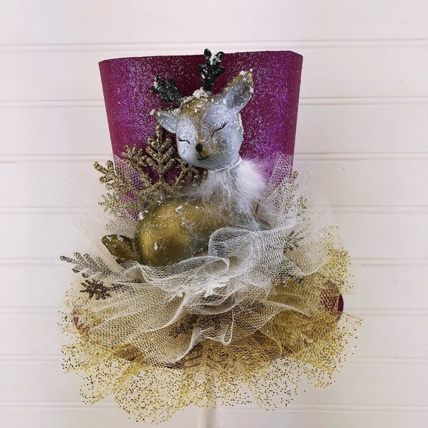 Top Hat Tree Topper - Etsy