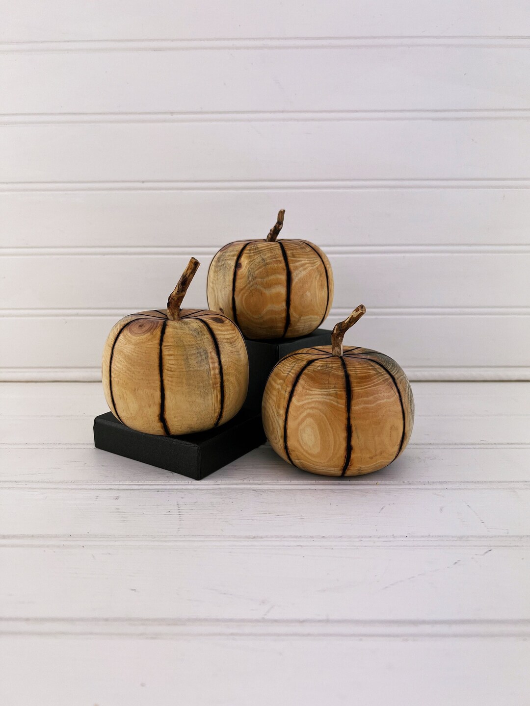 Turned Wood, Pumpkins, Hand Turned Eldarica Pine Pumpkins, Pumpkin ...