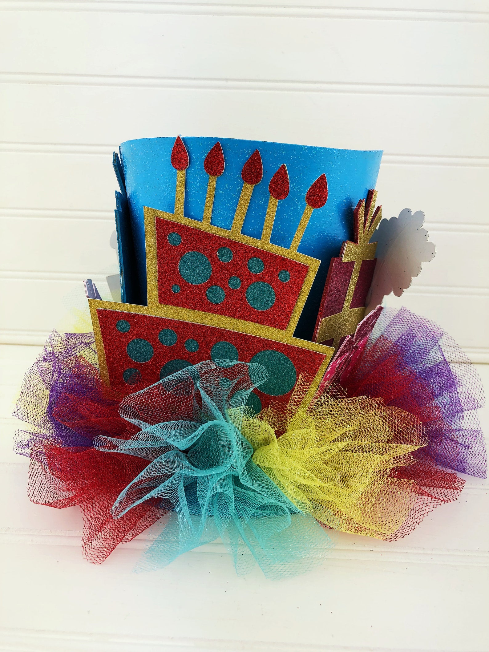 Birthday Party Decor Happy Birthday Top Hat Birthday Tree - Etsy