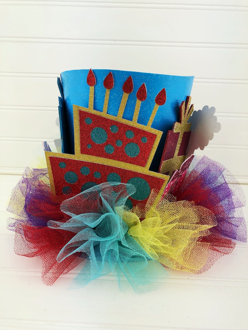 Birthday Party Decor Happy Birthday Top Hat Birthday Tree - Etsy