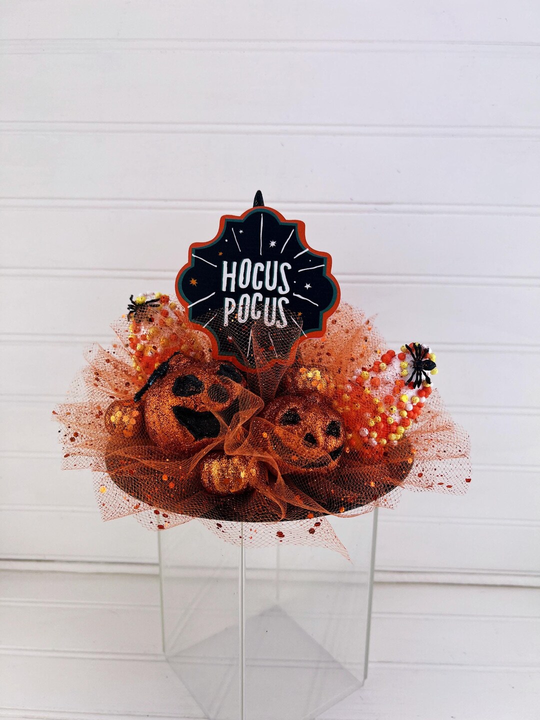 Miniature Witch Hat Halloween Decor: Hocus Pocus Tree Topper - Etsy