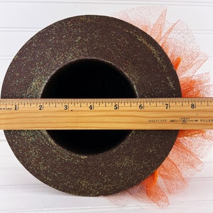 Fall Decor Top Hat Brown With Scarecrow Autumn Tree - Etsy