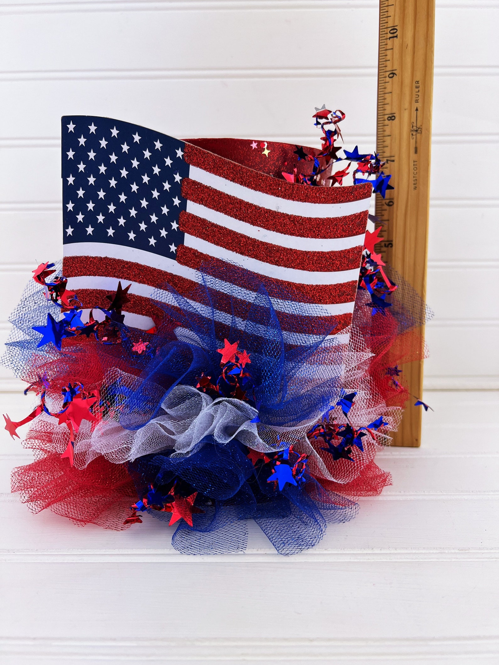 Patriotic Decor Top Hat Independence Day Decorations Tree - Etsy