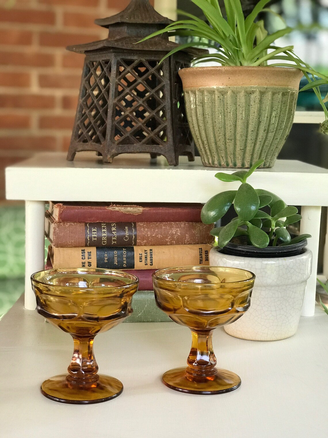 Vintage Amber Dessert Dishes by Anchor Hocking in the | Etsy