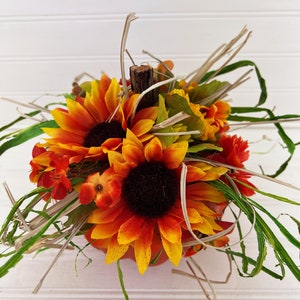 Fall Decor, Pumpkin Tree Topper, Autumn Decoration, Harvest Decor ...