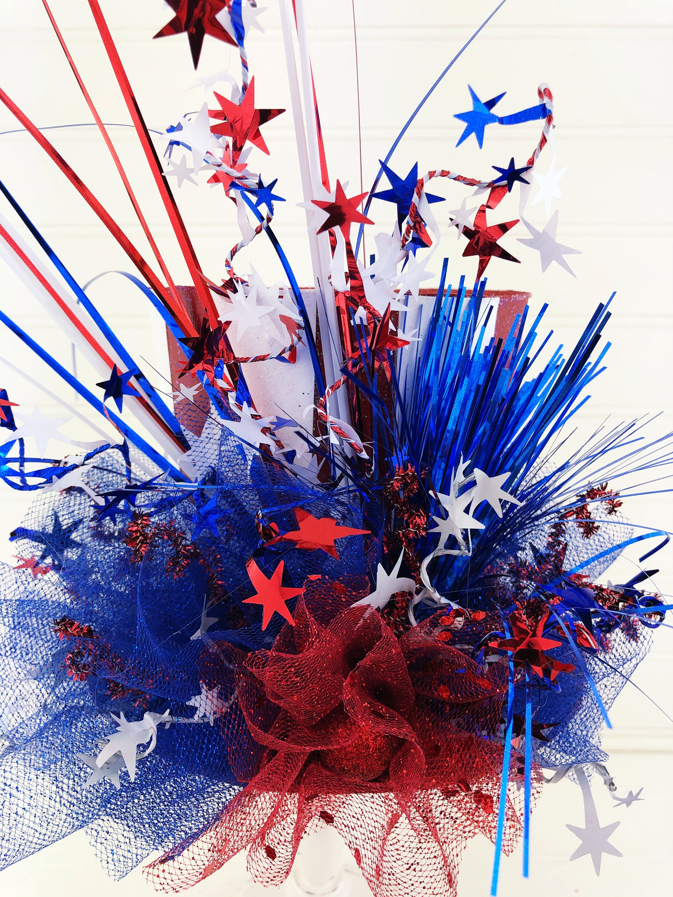 Patriotic Decor Top Hat Tree Topper Independence Day Tree | Etsy