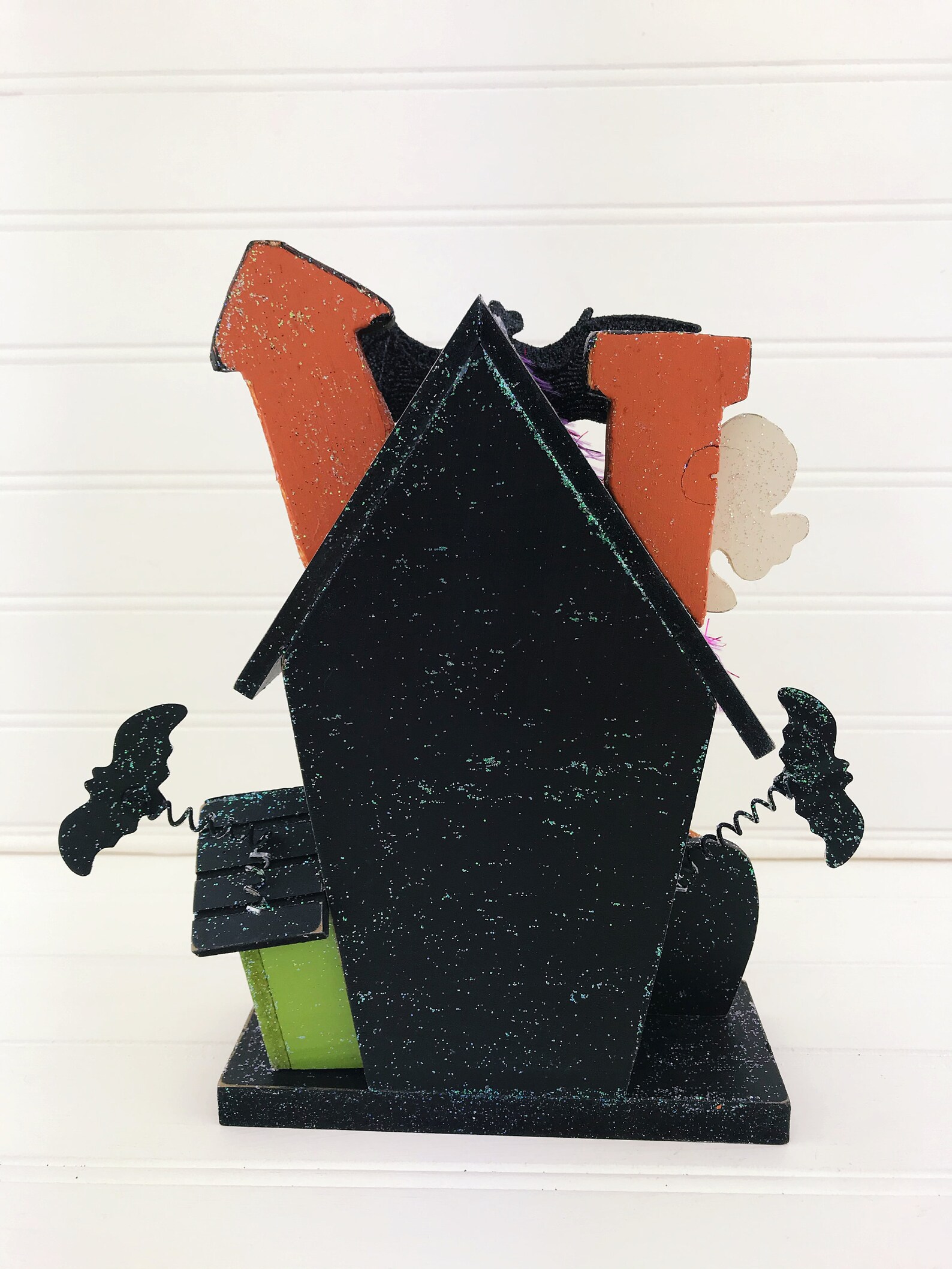 Halloween Decor Haunted House With Ghosts Bats & Pumpkins - Etsy