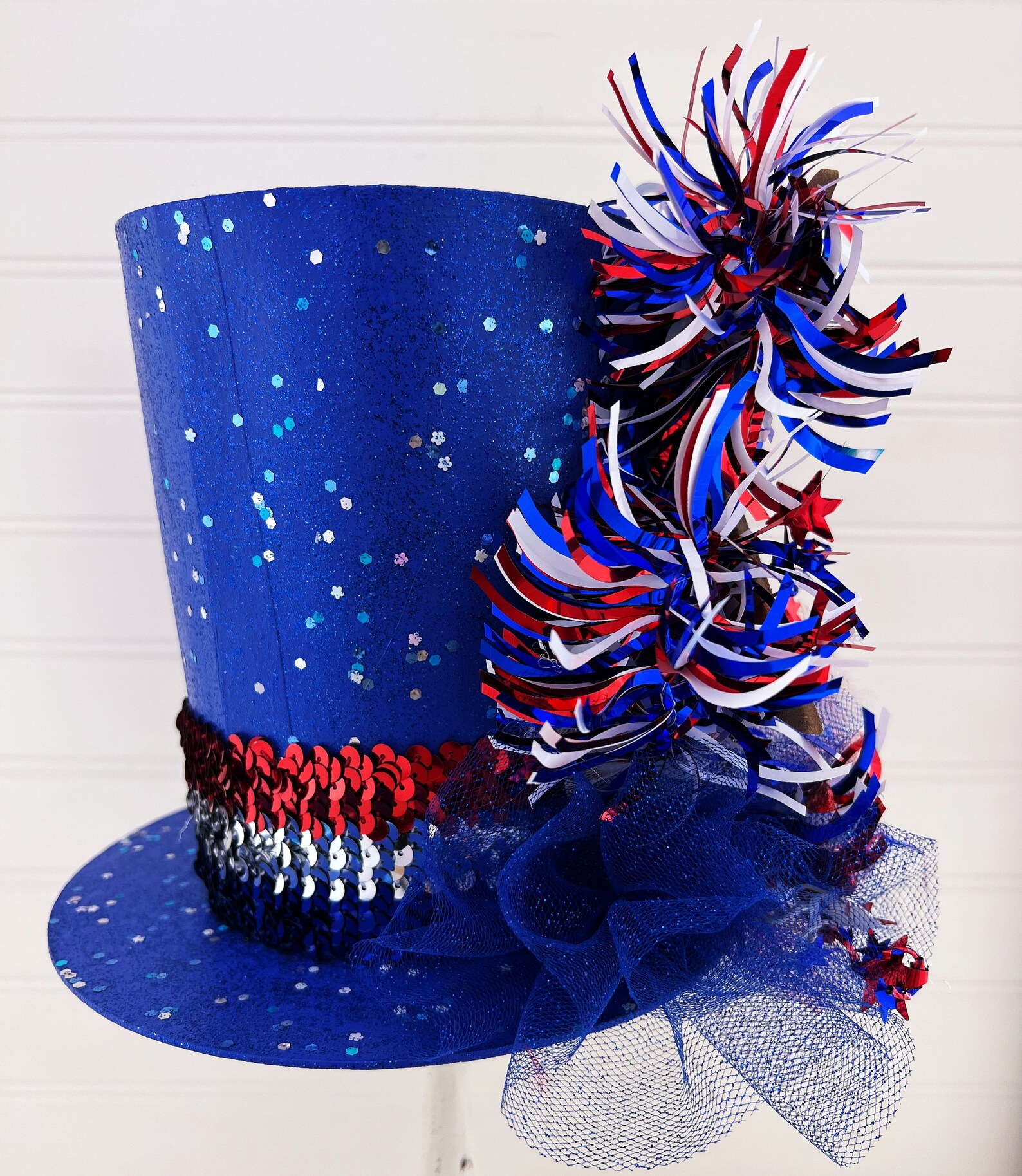 Patriotic Decor Top Hat Independence Day Decorations Tree - Etsy