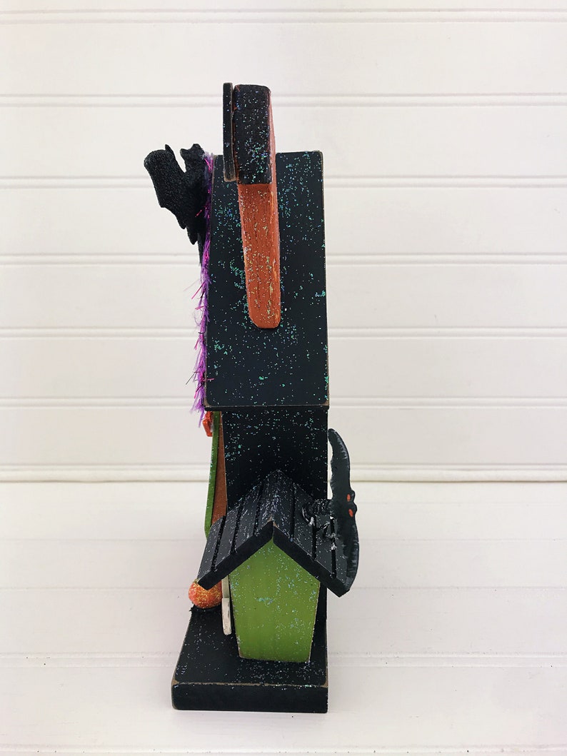 Halloween Decor Haunted House With Ghosts Bats & Pumpkins - Etsy