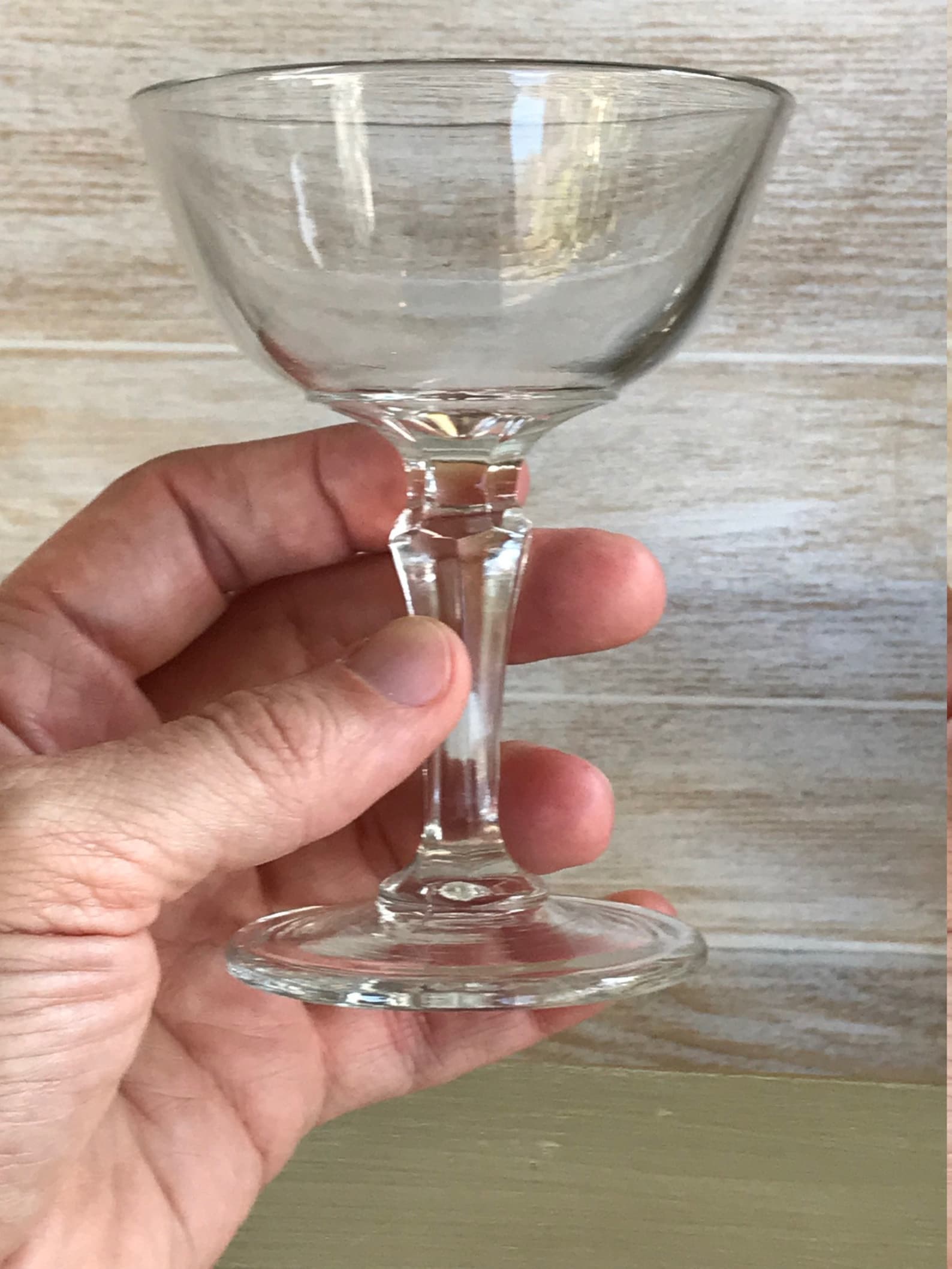 Vintage Clear Glass Stemware 4 Pieces Small Dessert or - Etsy