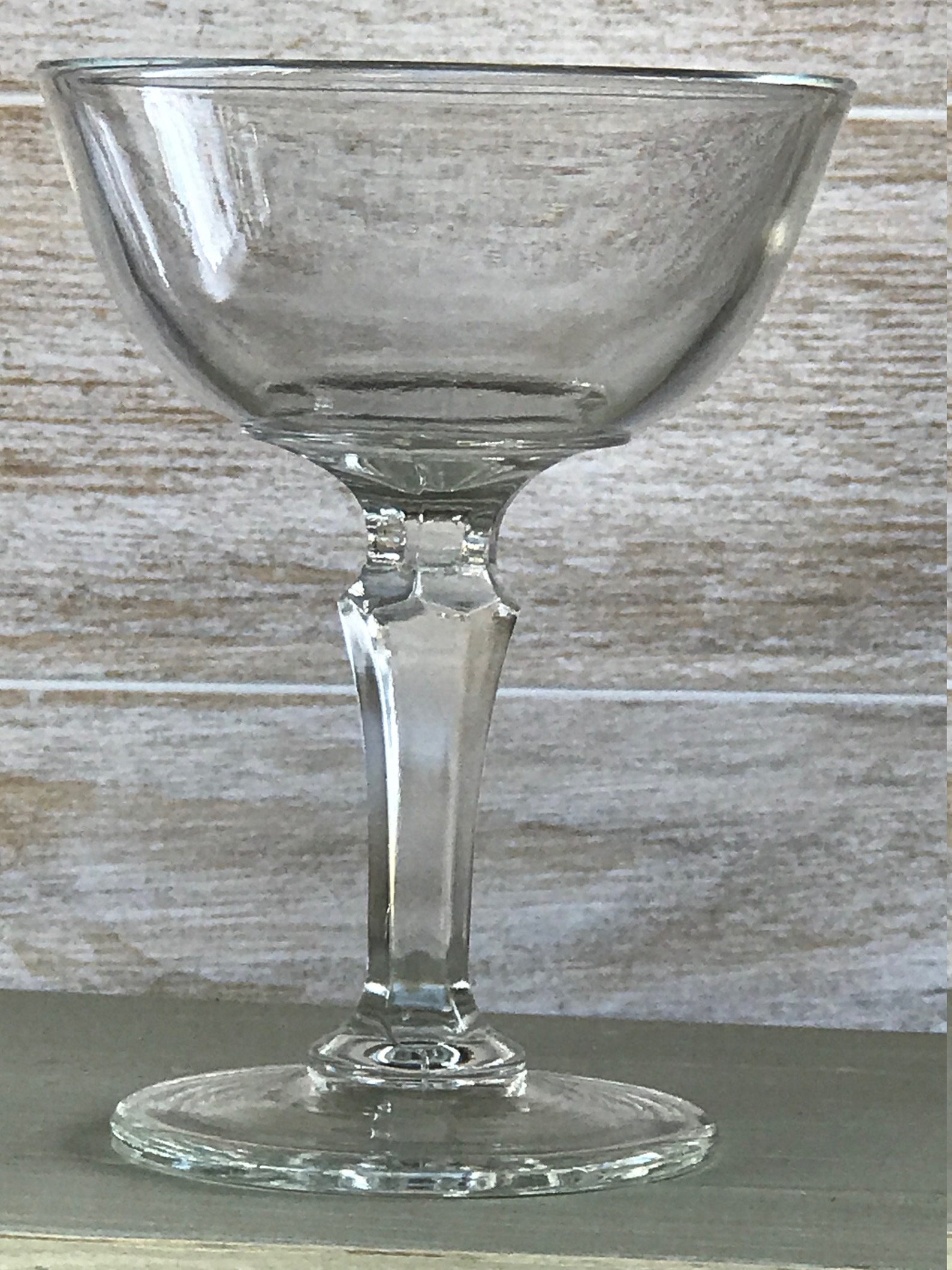 Vintage Clear Glass Stemware 4 Pieces Small Dessert or - Etsy