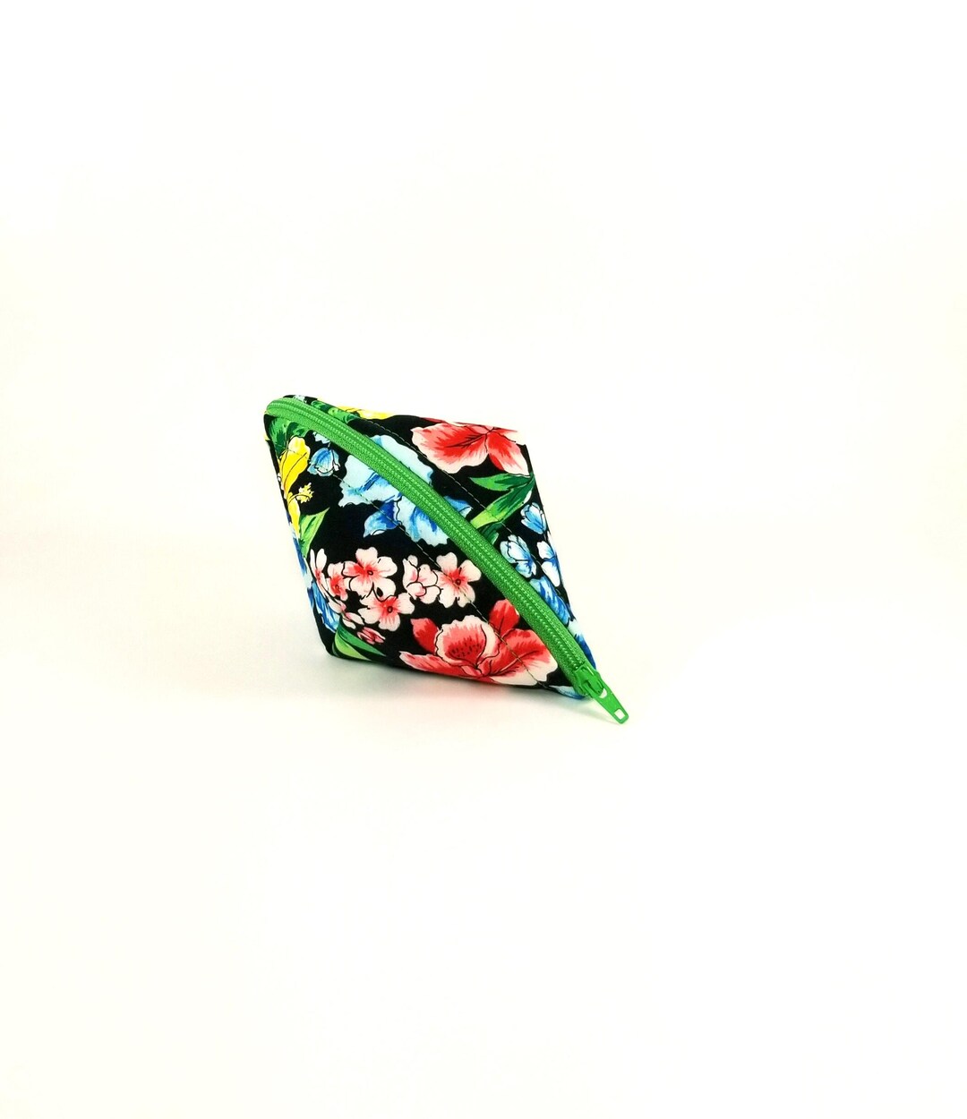 Hawaiian Floral Zipper Pod: Coin, Jewelry, Medication Pouch - Etsy